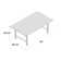 Wade Logan® Marceau Rectangular Metal Outdoor Dining Table & Reviews | Wayfair